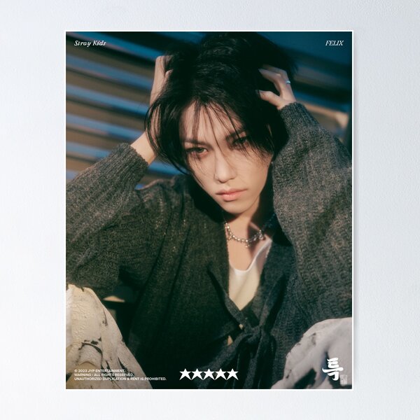 "STRAY KIDS FELIX" Poster for Sale by Darling Creations | Redbubble