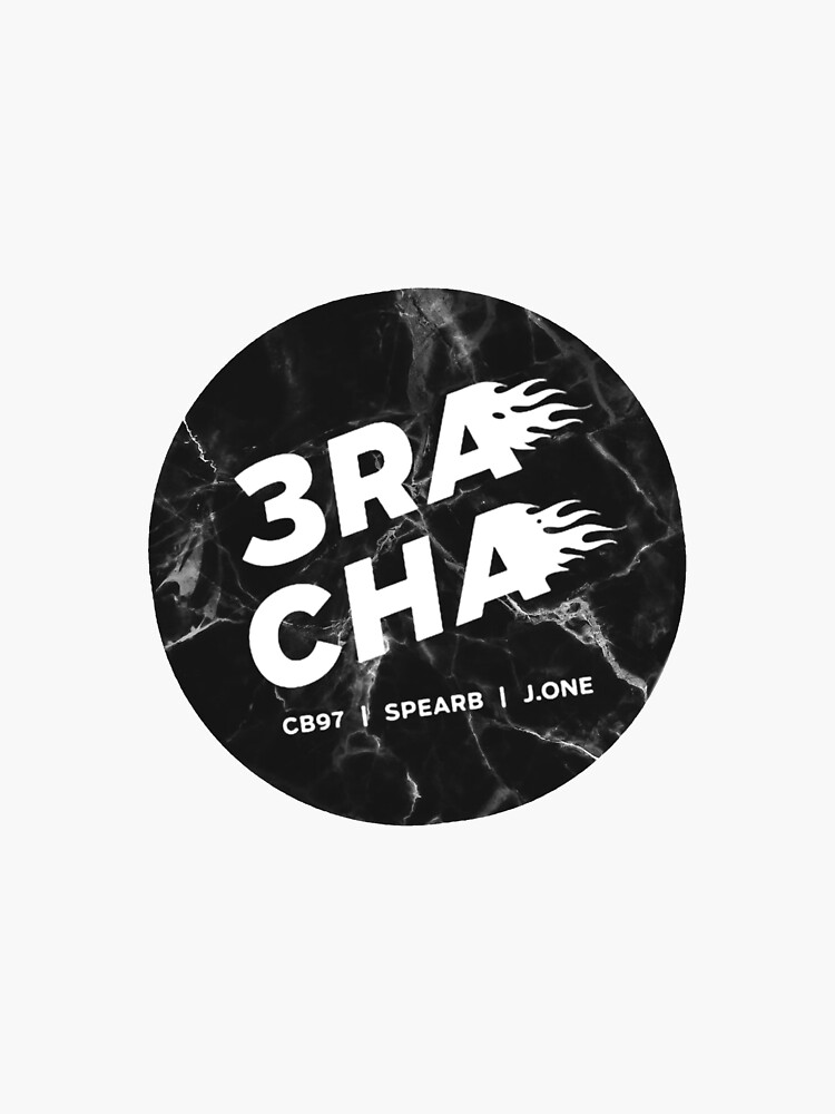 "3RACHA - start line (marble)" Sticker for Sale by solightitup | Redbubble