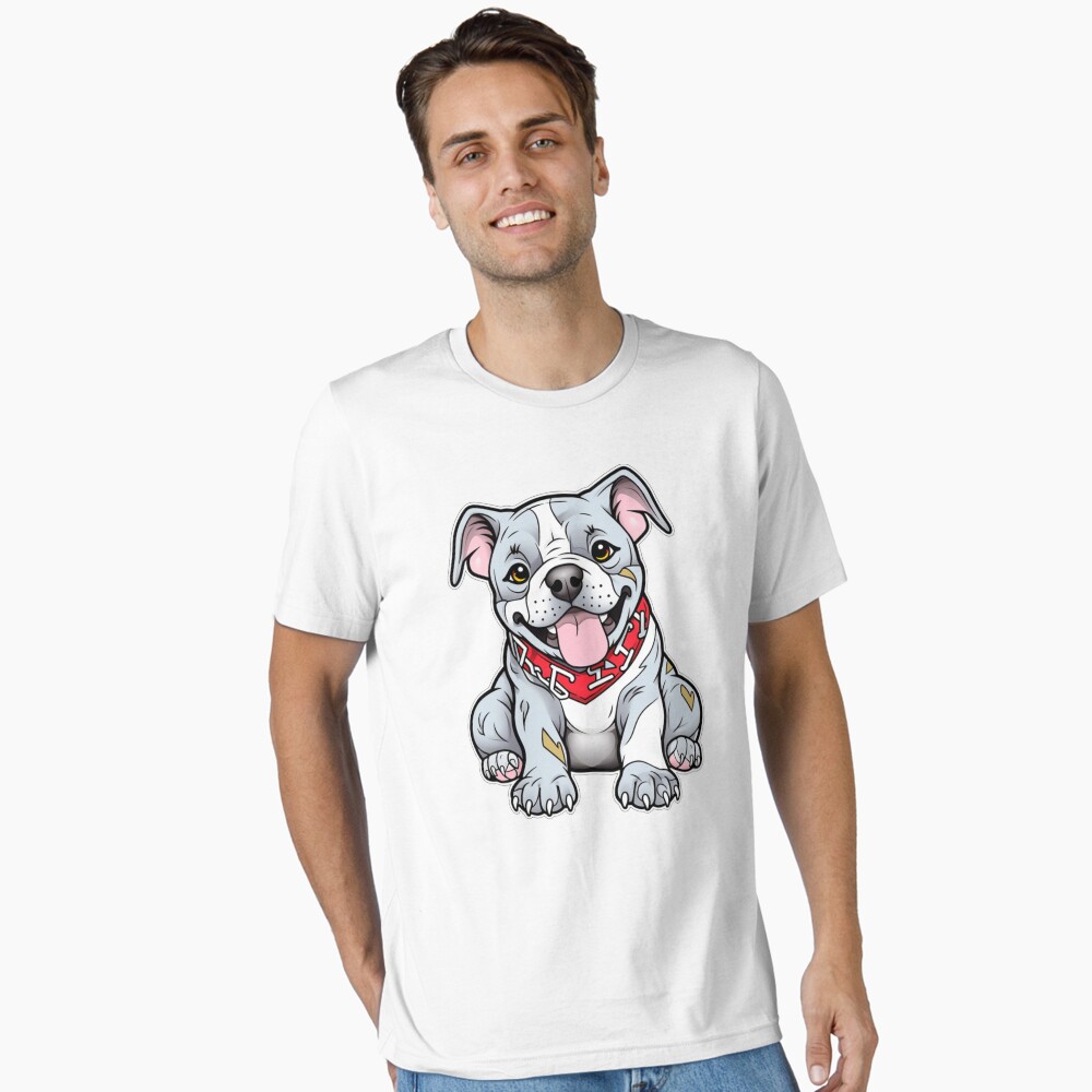 "Adorable Cartoon American Bully " Sticker for Sale by ttntt | Redbubble