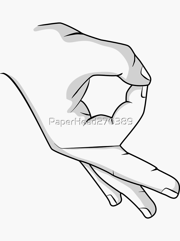 " Troll hand" Sticker for Sale by PaperHead270389 | Redbubble