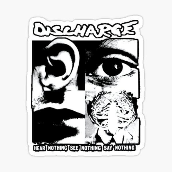 "Discharge" Sticker for Sale by Zerbethiagov | Redbubble