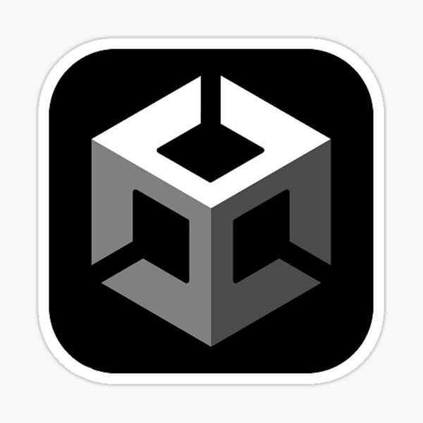 "Square Unity Game Development Engine" Sticker for Sale by Anwaar-Ullah ...
