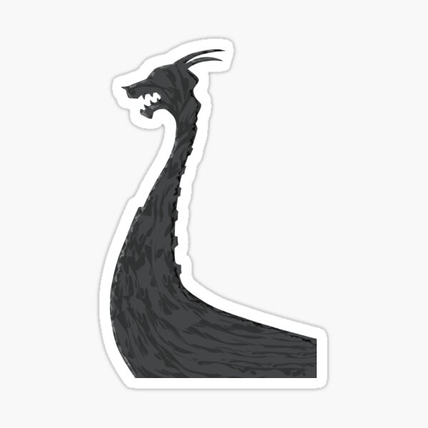 Vinland Saga Front Of The Viking Ship Muzzle Minimalist Sticker For Sale By Animangapoi
