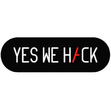 "Yes we Hack" Sticker for Sale by Anwaar-Ullah | Redbubble