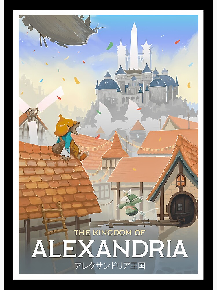 "Final Fantasy IX - Alexandria" Art Board Print for Sale by ...