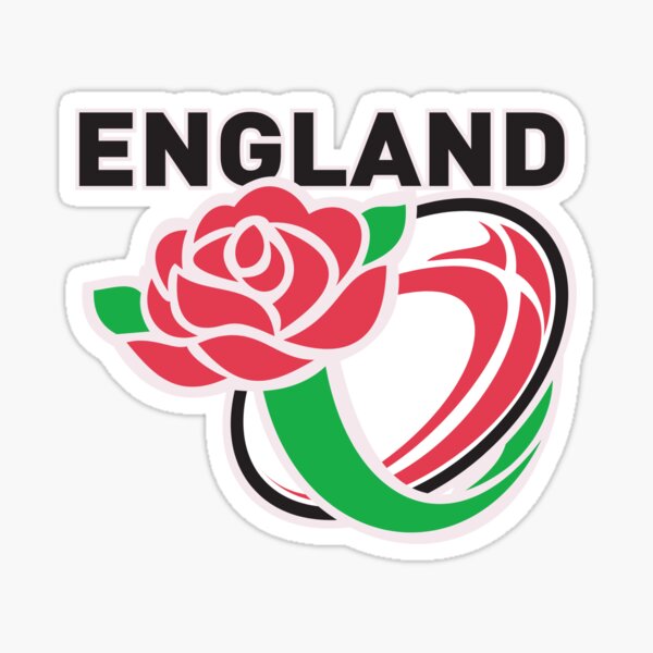 "England Rugby Supporters Merchandise" Sticker for Sale by EmilGumede ...