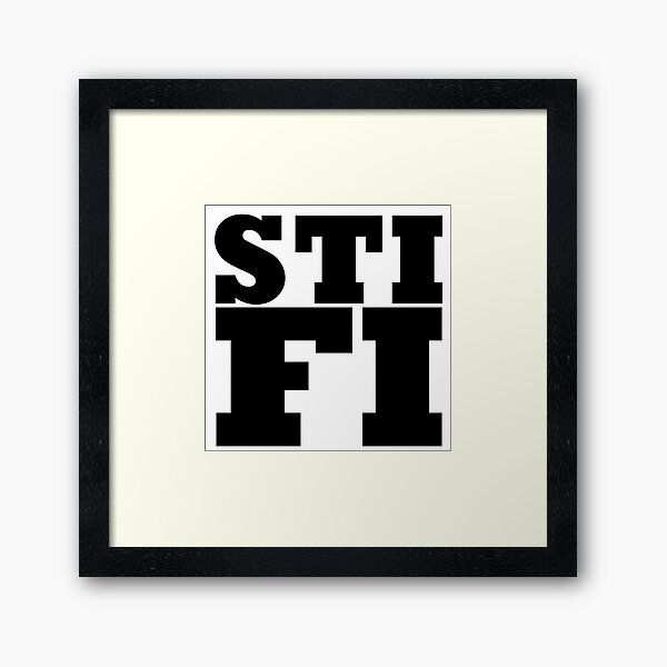 "Sticky Fingers STIFI LOGO" Framed Art Print for Sale by beeweecee ...
