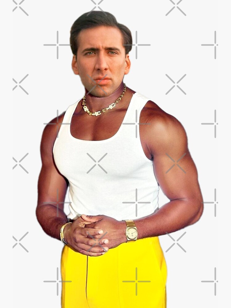 " Fit Nicolas Cage " Sticker for Sale by heavyduck | Redbubble
