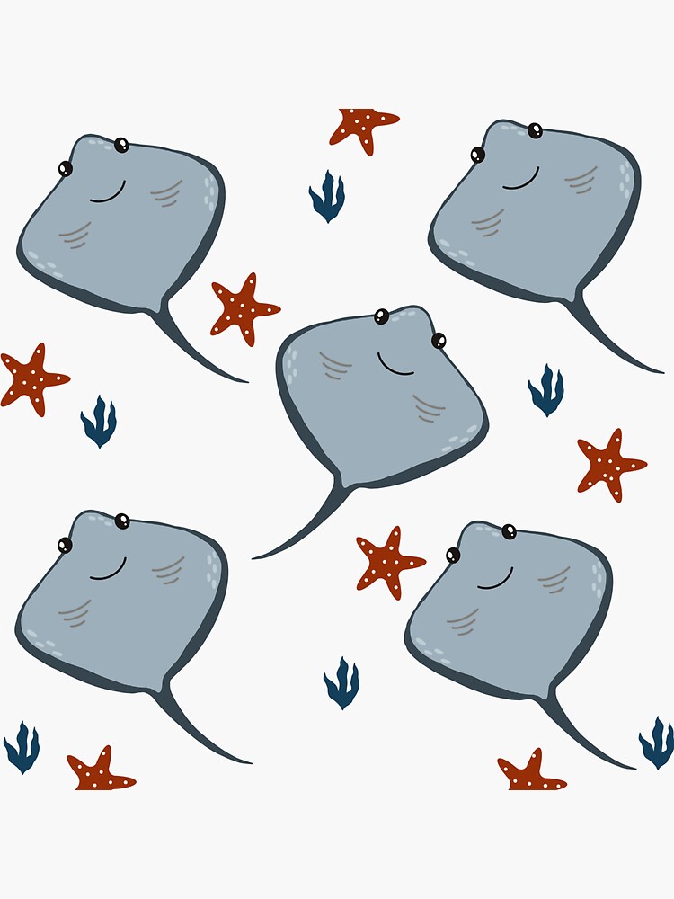 "stingray" Sticker for Sale by Mumo23 | Redbubble