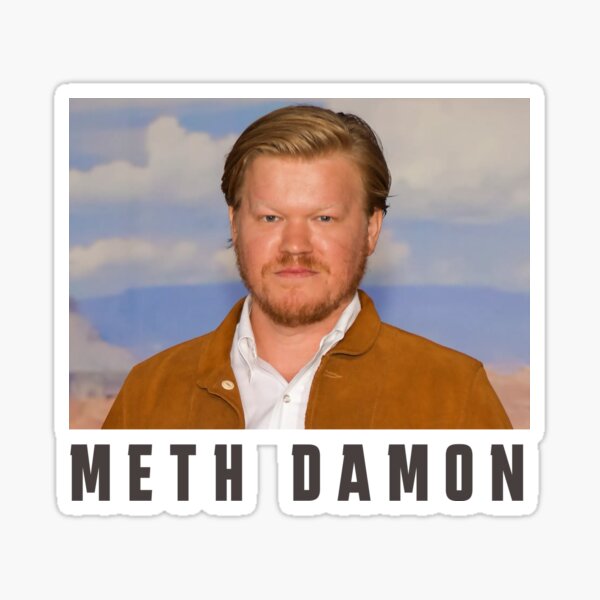 "Meth Damon" Sticker for Sale by Primotees | Redbubble