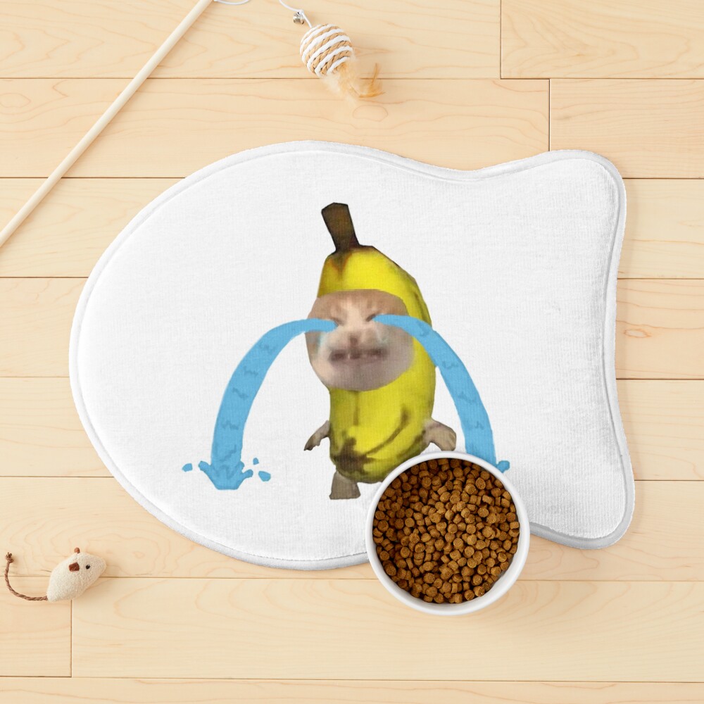 "Banana Cat Crying Meme" Sticker for Sale by stersabriz | Redbubble