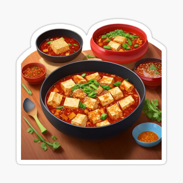 "Mapo Tofu" Sticker for Sale by Jugodedurazno | Redbubble