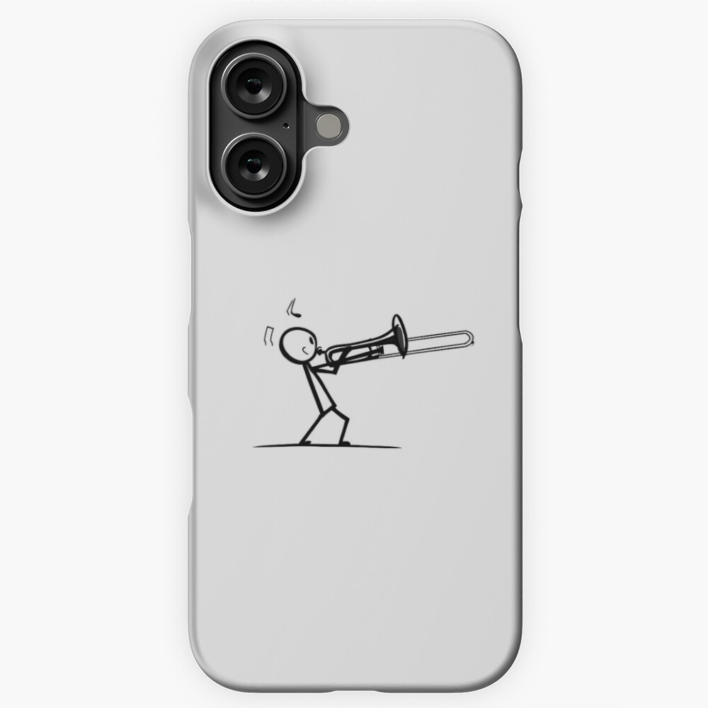 "Musical Stickman: Trombone Edition" Sticker by vidademusico | Redbubble