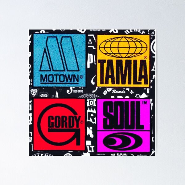 "Tamla soul Motown Gordy sixties vintage record label collage pop art ...