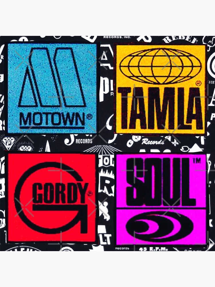 "Tamla soul Motown Gordy sixties vintage record label collage pop art ...