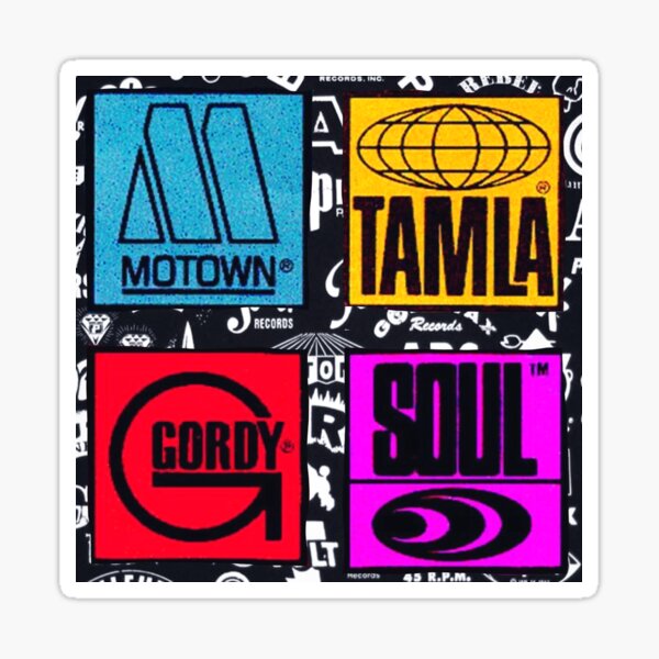 "Tamla soul Motown Gordy sixties vintage record label collage pop art ...