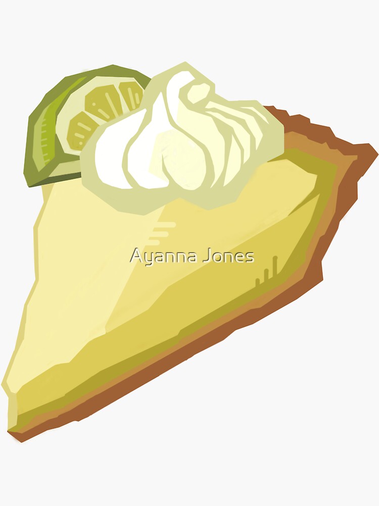 "Key Lime Pie" Sticker for Sale by drawlikeagirl | Redbubble