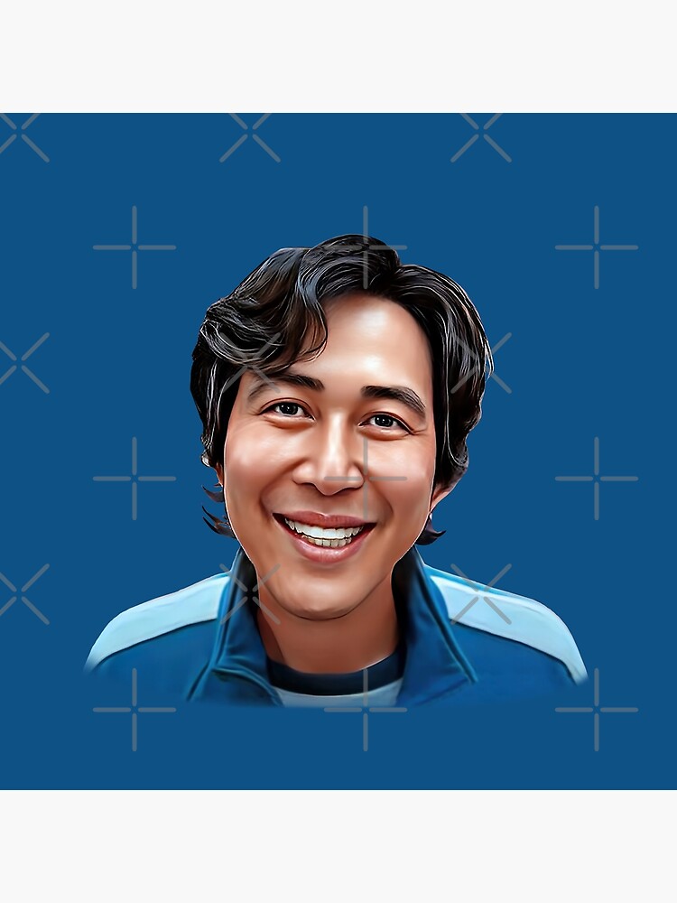 "Squid Game Seong Gi-hun Smiling" Photographic Print for Sale by ...