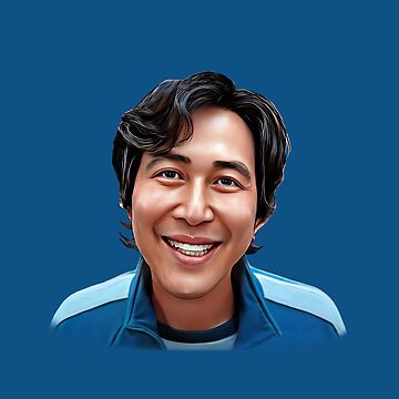 "Squid Game Seong Gi-hun Smiling" Photographic Print for Sale by ...
