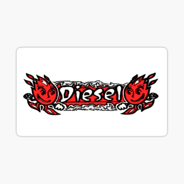 "Diesel label slap" Sticker for Sale by DumpTruckDecals | Redbubble