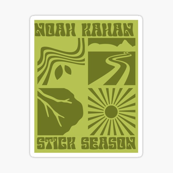 "Noah Kahan- Stick Season" Sticker for Sale by Kylie-D-257 | Redbubble