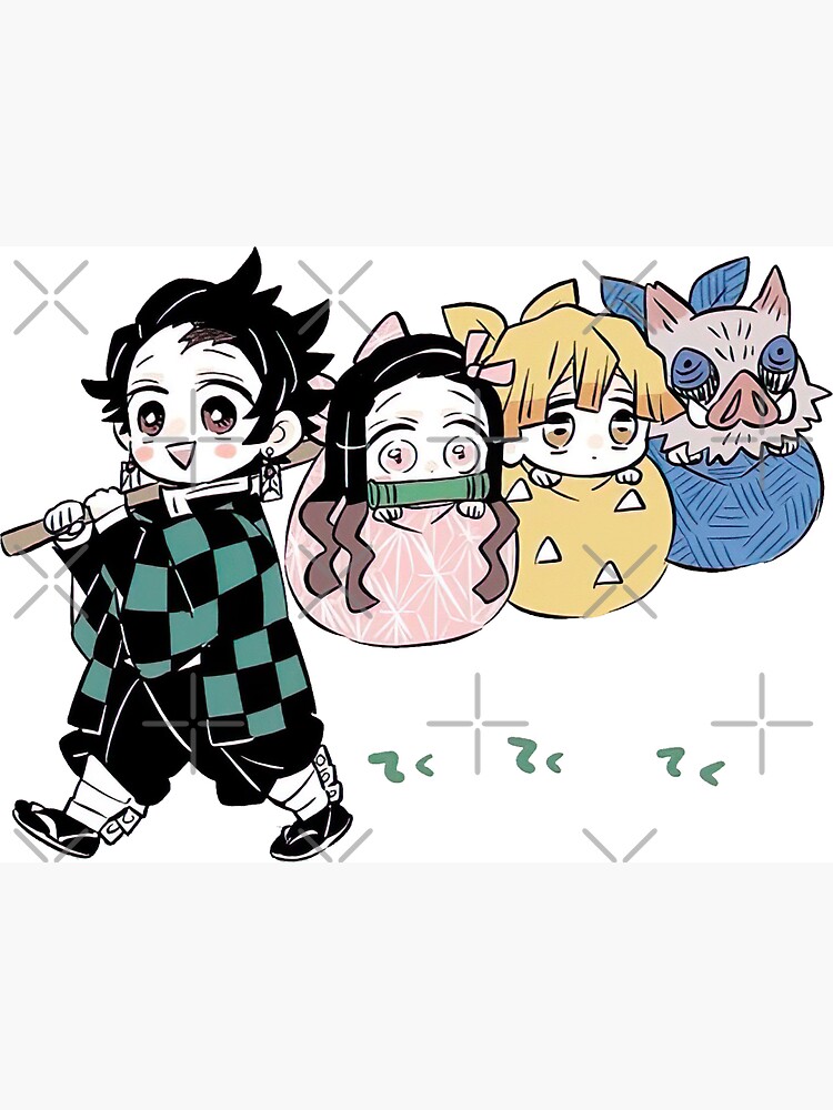 "Tanjiro Kamado Nezuko Zenitsu Agatsuma Zenitsu Inosuke Hashibira ...
