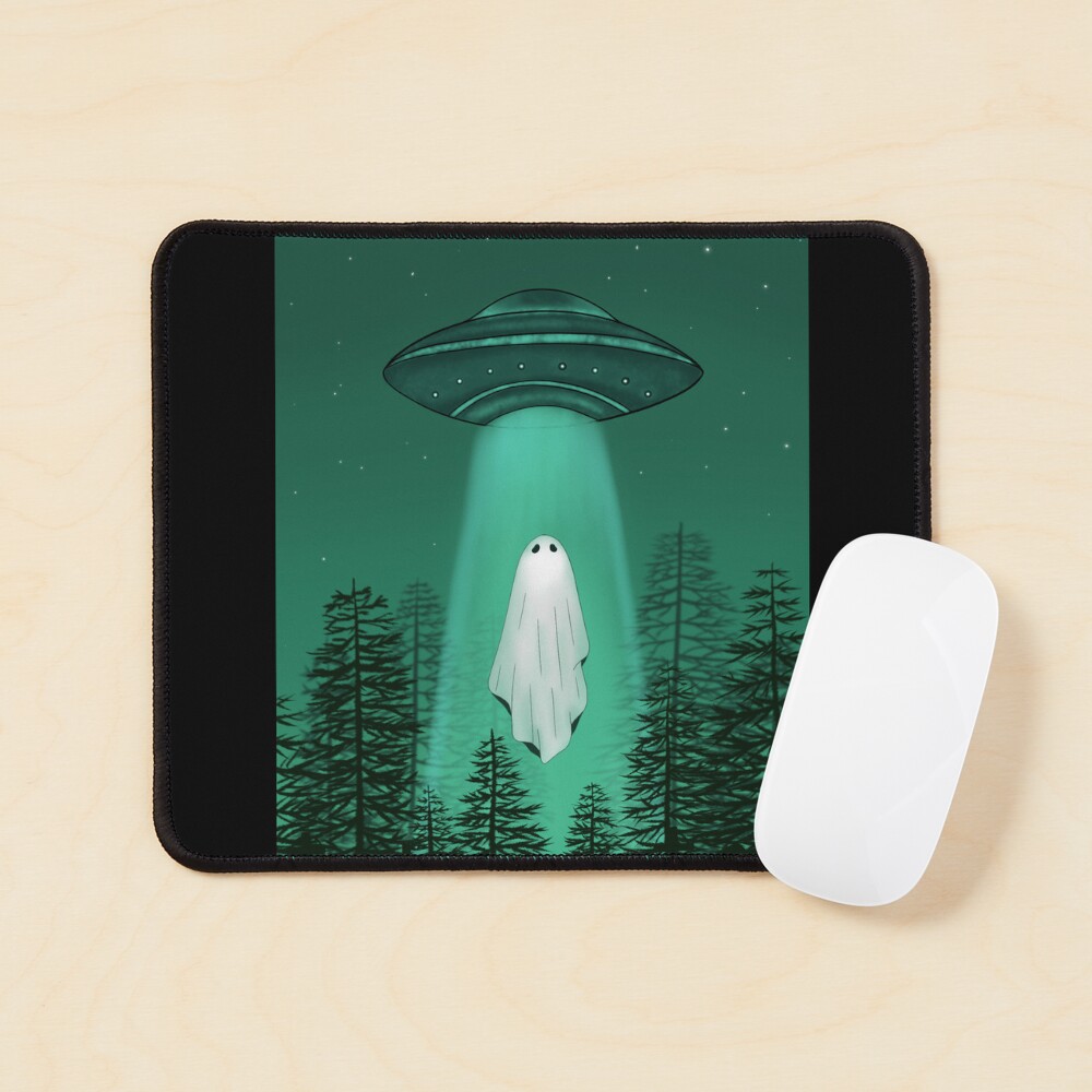 "UFO Ghost!" Greeting Card for Sale by adtrheather | Redbubble