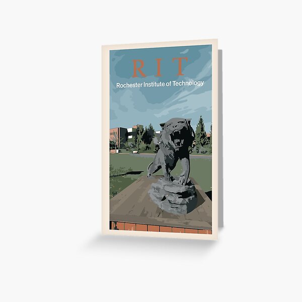 "RIT Tiger Statue" Greeting Card for Sale by madilynqiao | Redbubble