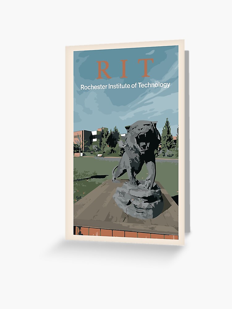 "RIT Tiger Statue" Greeting Card for Sale by madilynqiao | Redbubble