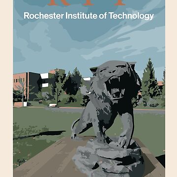"RIT Tiger Statue" Greeting Card for Sale by madilynqiao | Redbubble