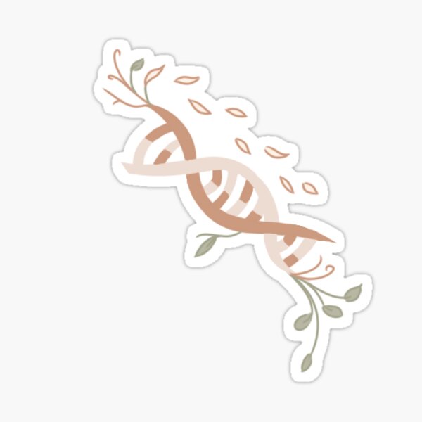 "DNA Strand" Sticker for Sale by devikasharma | Redbubble