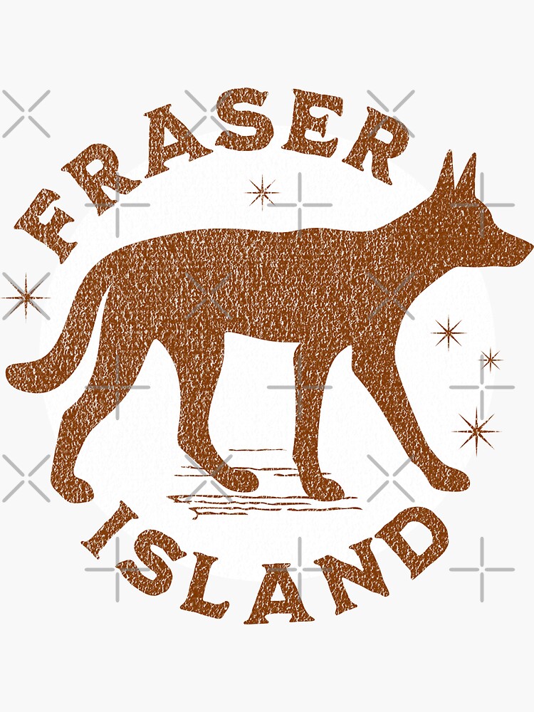 "Fraser Island, Queensland" Sticker for Sale by WattleStudio | Redbubble