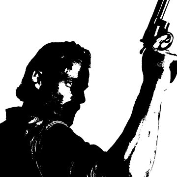 Rick Grimes Pumpkin Stencil