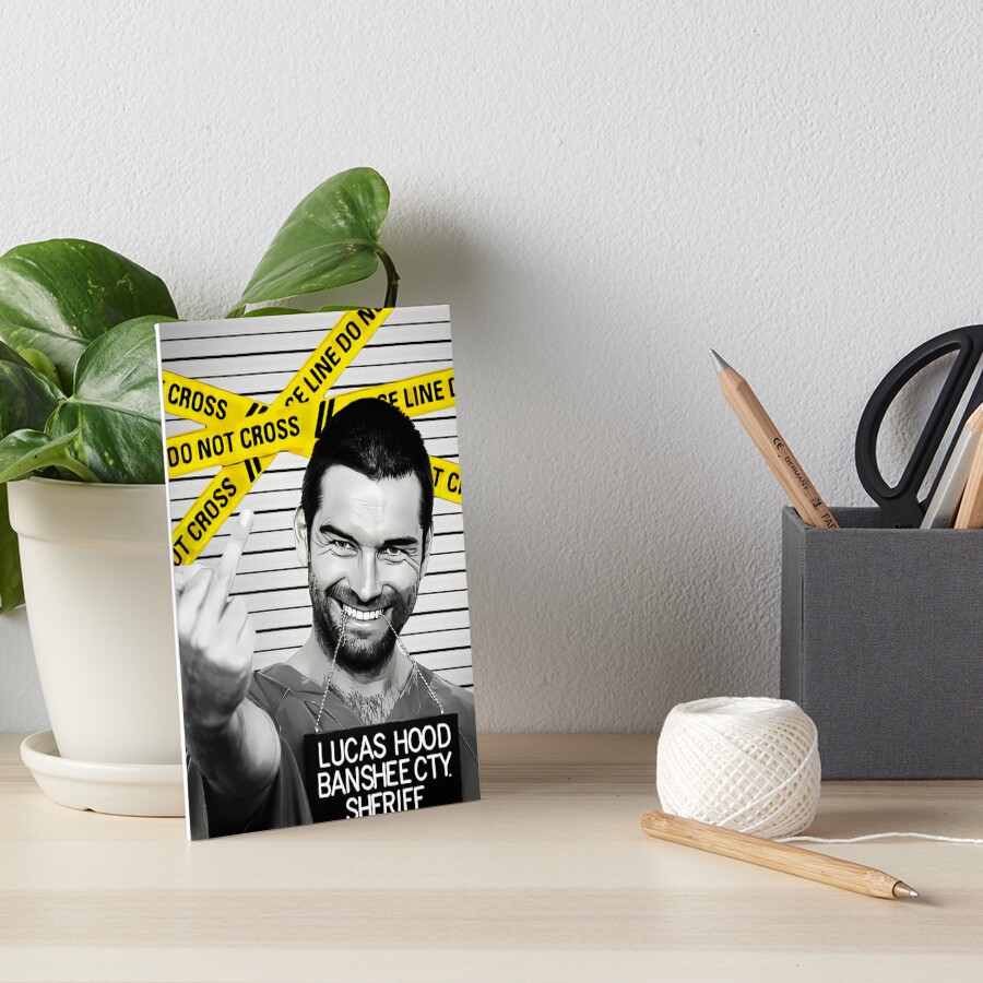 "Banshee Lucas Hood" Sticker by BookOfChroms | Redbubble