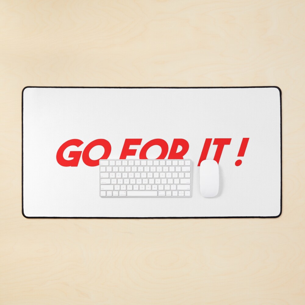 "Go For It ! | Motivational & Inspirational Typography Statement Quote ...