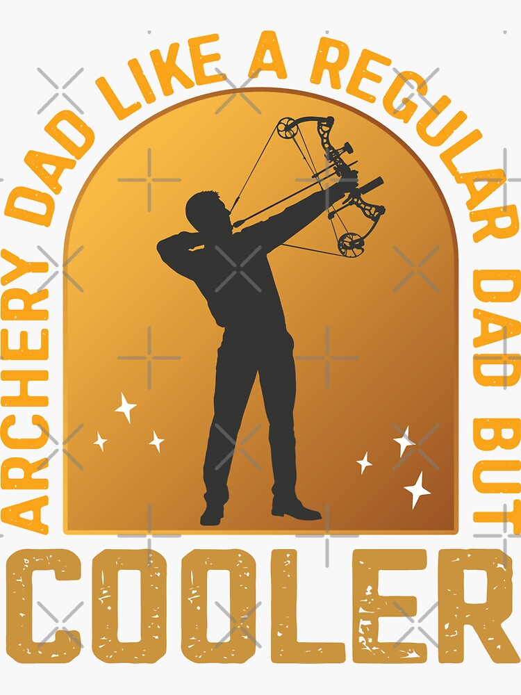 "Archery Dad" Sticker for Sale by PatternDesignBD | Redbubble