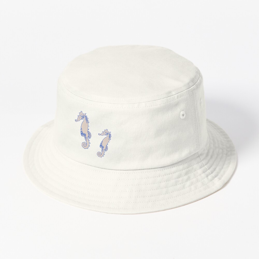 "Blue and tan seahorses" Sticker for Sale by Allie Rockhill | Redbubble