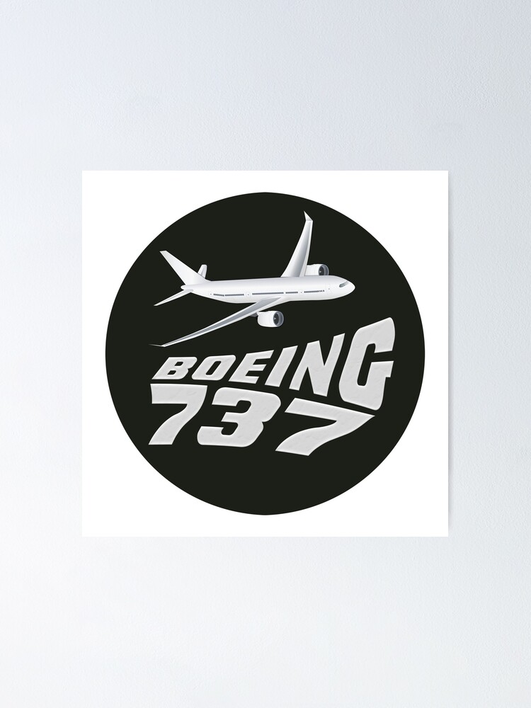 Boeing 737 Poster