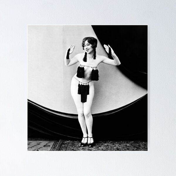 "Pretty and Peppy - Burlesque Dancer 1926" Poster for Sale by bizarrela ...