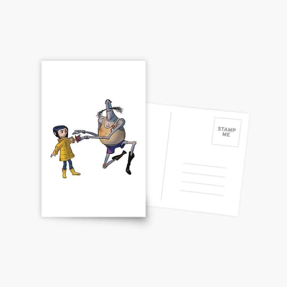 "Coraline and Mr. Bobinsky" Sticker for Sale by daniasdesigns | Redbubble