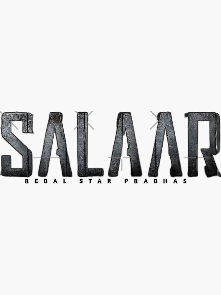 "Salar movie logo art's | prabhas designs " Sticker for Sale by Shopy-All | Redbubble