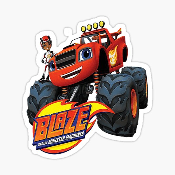 "Blaze And The Monster Machines" Sticker for Sale by TheStadiumShirt ...
