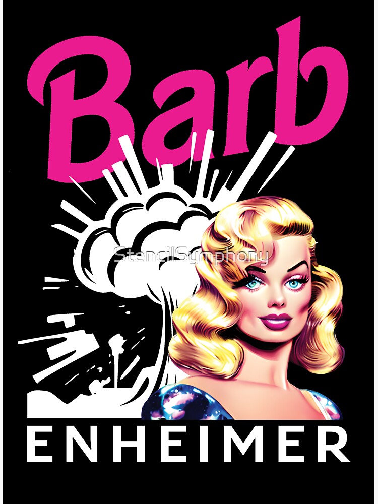 Barbenheimer, Barbieheimer, Barbie Oppenheimer 2023, Pink and White ...