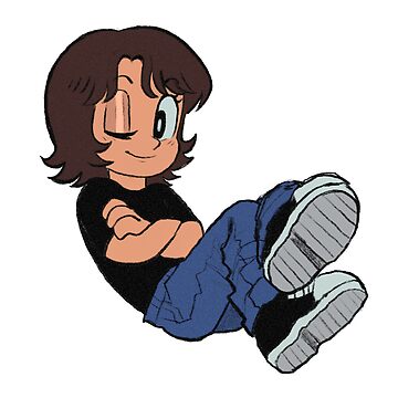 "Cartoon Evan" Sticker for Sale by AntlerGrave | Redbubble