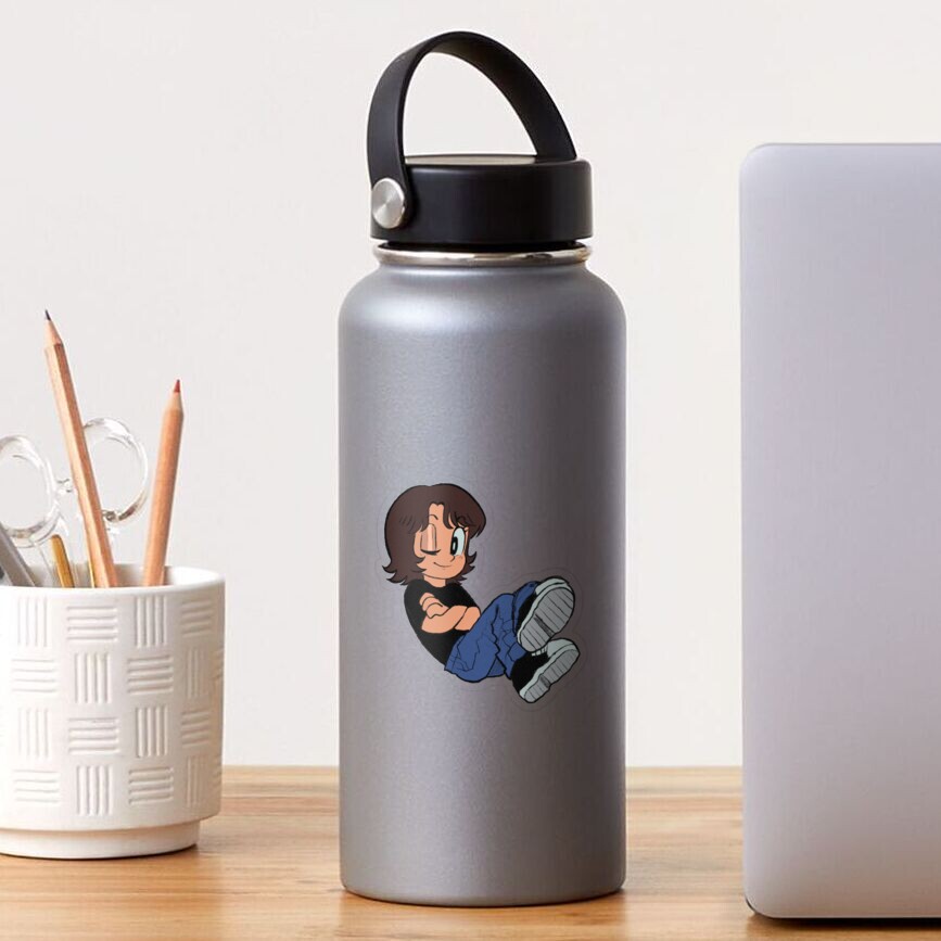 "Cartoon Evan" Sticker for Sale by AntlerGrave | Redbubble