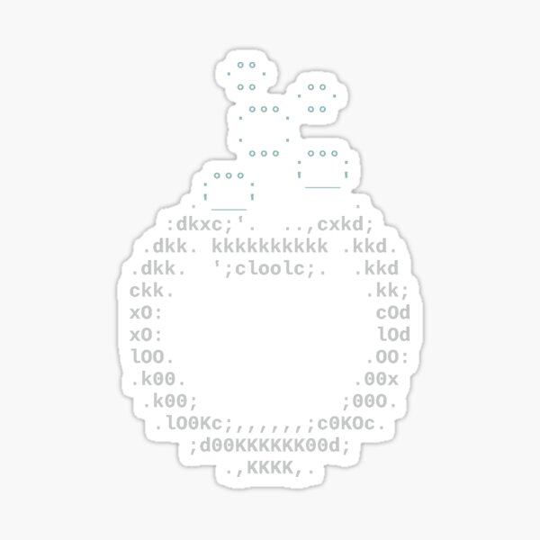"Mageia Linux Neofetch ASCII Art Logo" Sticker for Sale by WhateverIs ...
