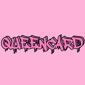 "QUEENCARD" Sticker for Sale by liz-karishma | Redbubble