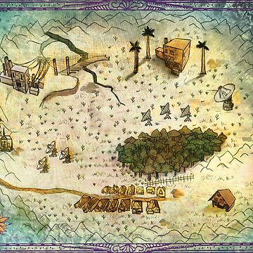 "overworld map" Sticker for Sale by Witchcentipede | Redbubble