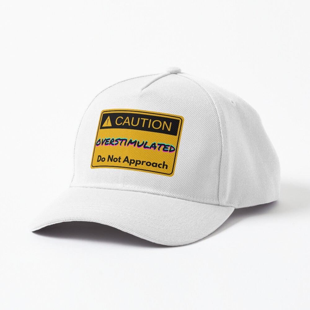 "Caution Overstimulated Do Not Approach" Sticker for Sale by ...