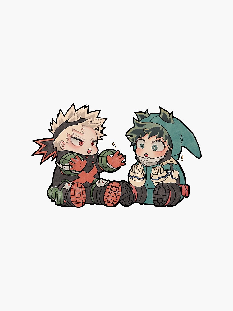 "Bakudeku" Stickerundefined by Tiendaeyey | Redbubble